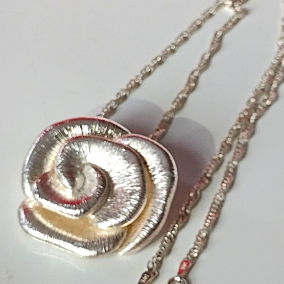 Milor Italian Crafted Sterling Silver Rose Pendant | Jewelry | Milor ...